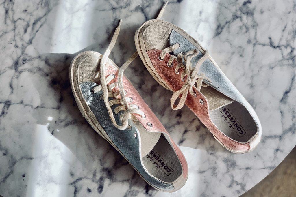 Recycled Converses: shoes that are a little "greener" for the environment