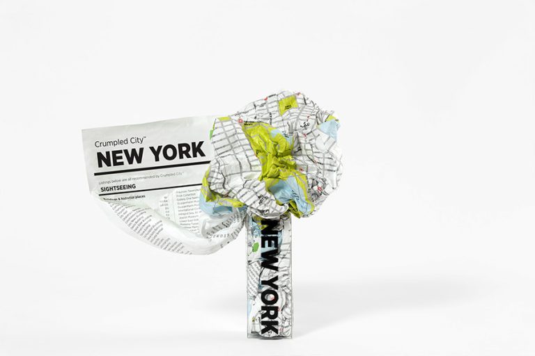 Crumpled City Maps : les plans de villes totalement waterproof
