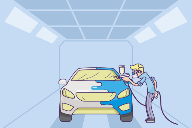 Repeindre une rayure sur sa voiture : étapes et conseils